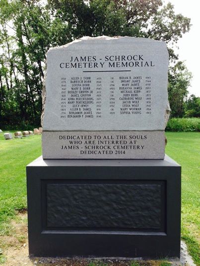 James - Schrock Cemetery - Portage Community Historical Society