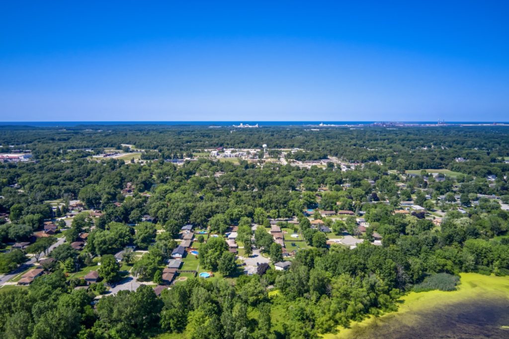 Aerial Pictures - Portage Community Historical Society